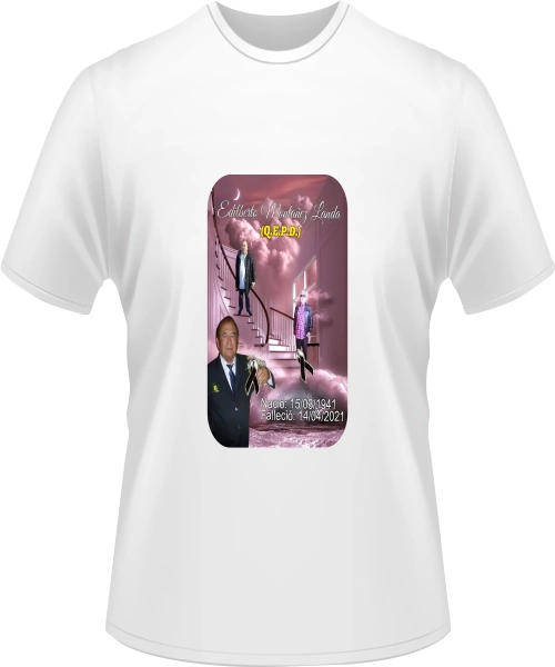 CAMISETA TEMÁTICA BLANCA JERSEY SPUN 30 AL 1 - Soluciones Empresariales ...